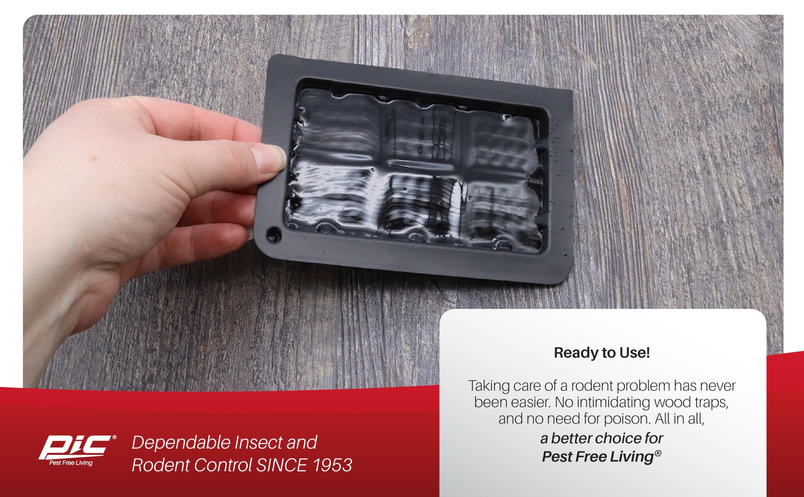 Pic GT4 Glue Mouse Tray, 4-Pack