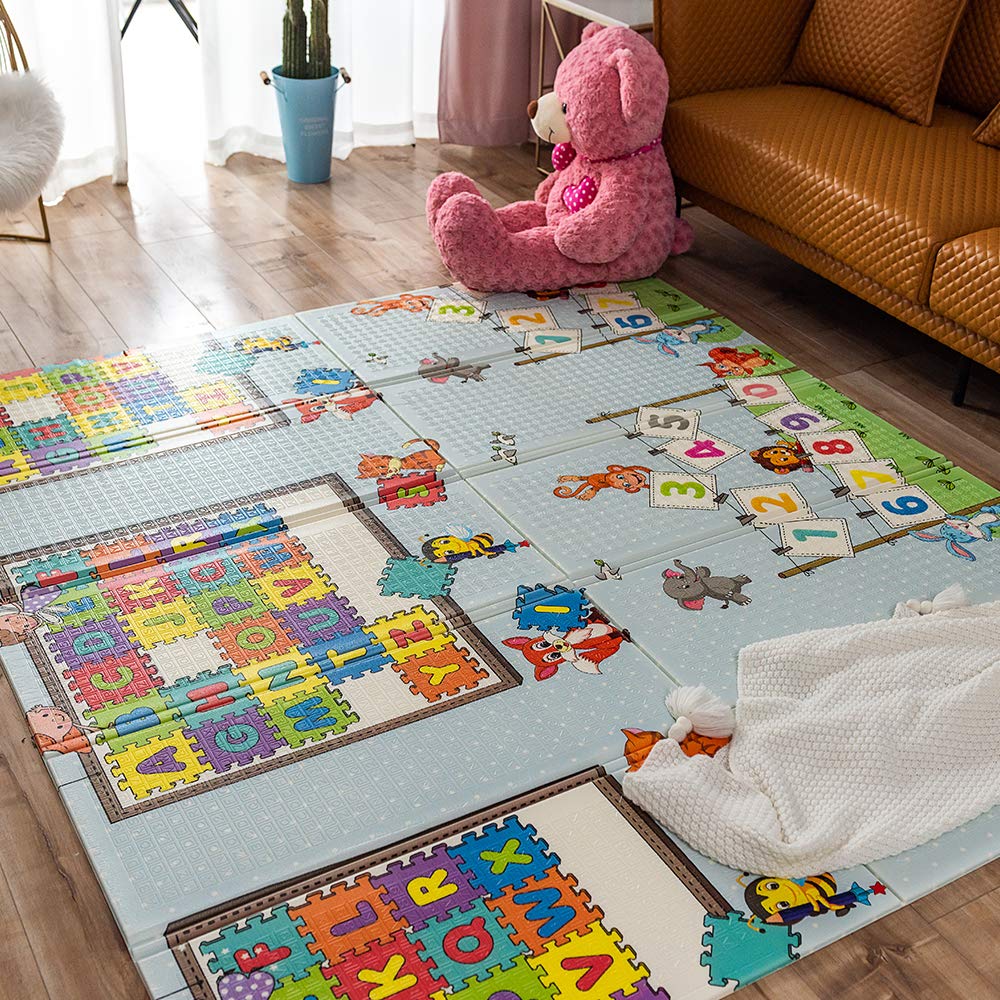 Foam Baby Mats for Playing Crawling Baby Care Mat Foldable Playmat for Toddlers