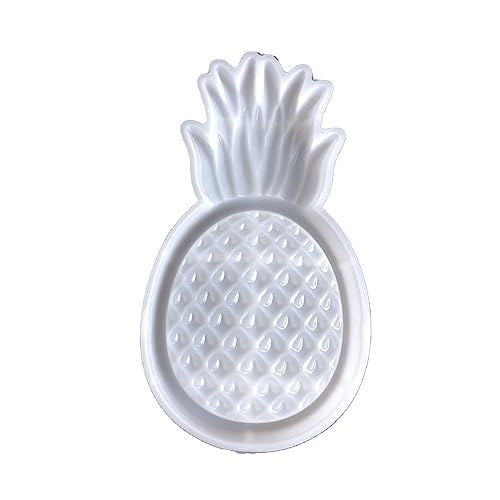 Pineapple Shaped Storage Tray Resin Mold for Epoxy Resin Casting Crafts Large Silicone Tray Mold for DIY Jewelry Tray Dishes Key Trays Home Decoration