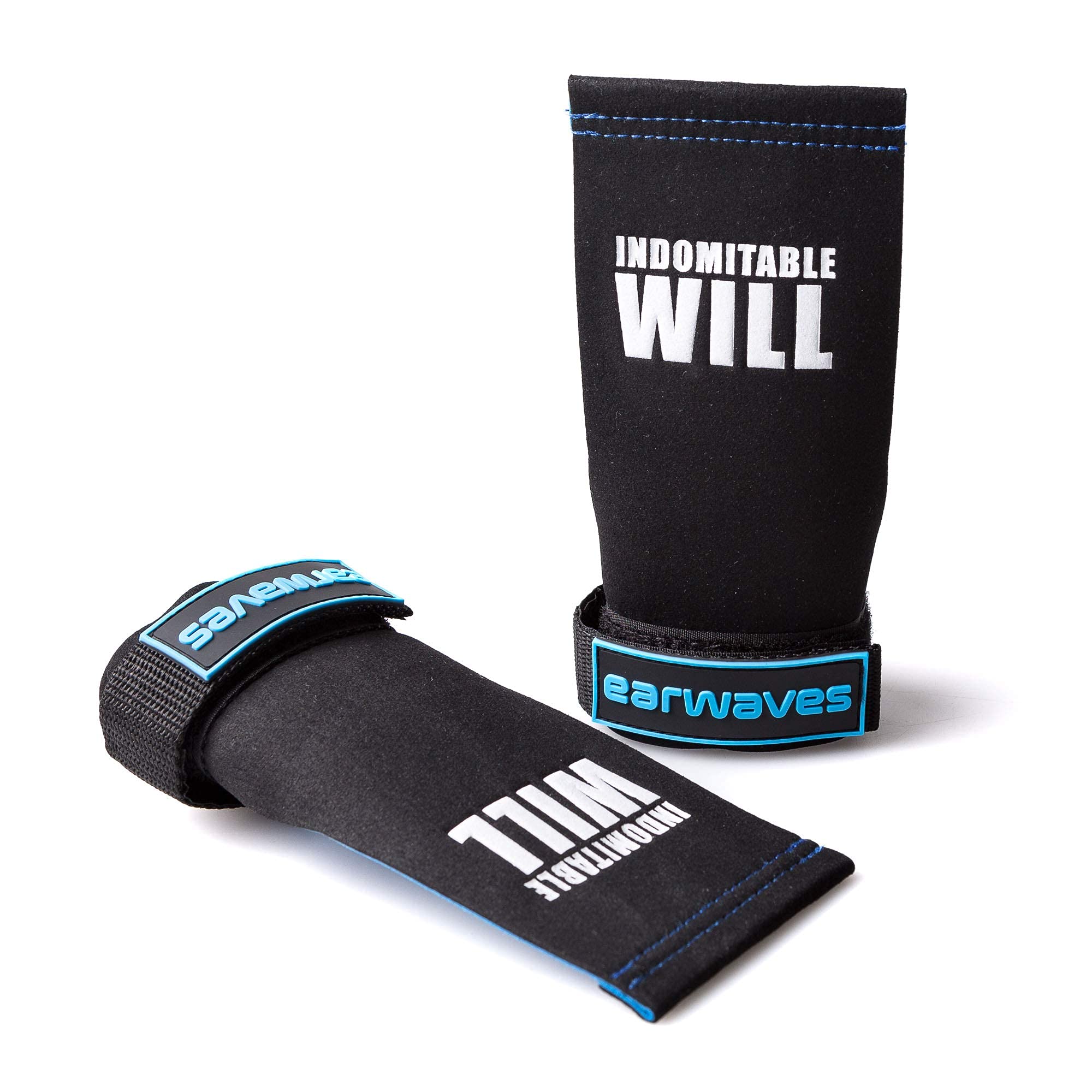 Earwaves Fingerless Hand Grips - Gymnastics Grips Without Holes for The Fingers. Hand Grips for Pull ups, Muscle ups, C2B, T2B, Rings. (M, Predator)