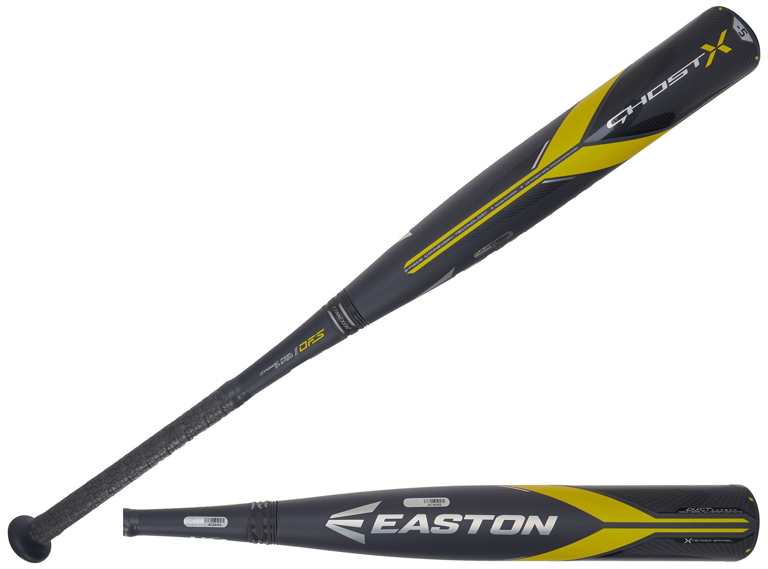 Easton 2018 USA Baseball 2 5/8 Ghost X Youth Bat -5, 30"/25 oz