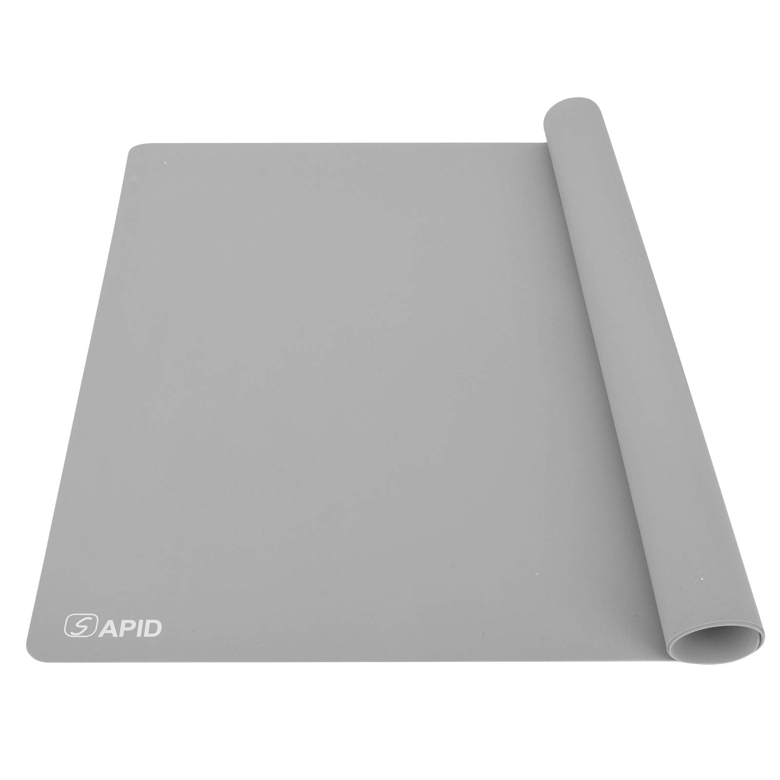 Sapid Extra Large Silicone Sheet for Crafts, Thick Silicone Jewelry Casting Mats, Nonstick Nonslip Silicon Mat for Epoxy Resin, Art Painting, Heat- Resistance Counter Mat (20"Ă27.9", Gray)