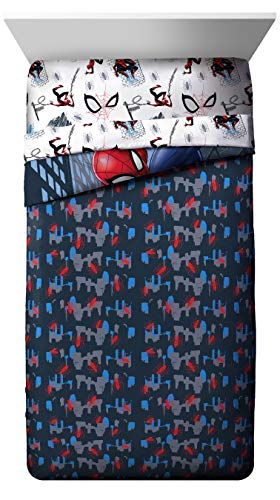 Jay Franco Marvel Spiderman Crawl Full Bed Set and Spidey Daze Drapes Bundle