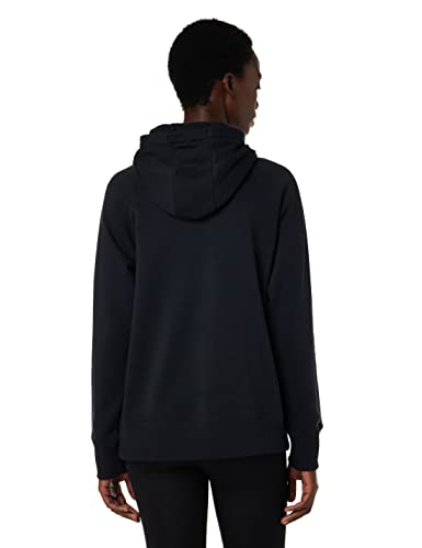 Under Armour Women's Rival Fleece Logo Hoodie , Black (001)/White , X-Small