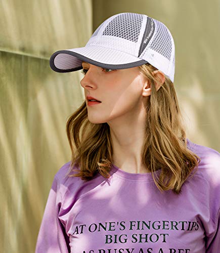 ELLEWIN Unisex Breathable Quick Dry Mesh Baseball Cap Sun Hat Tennis Cap