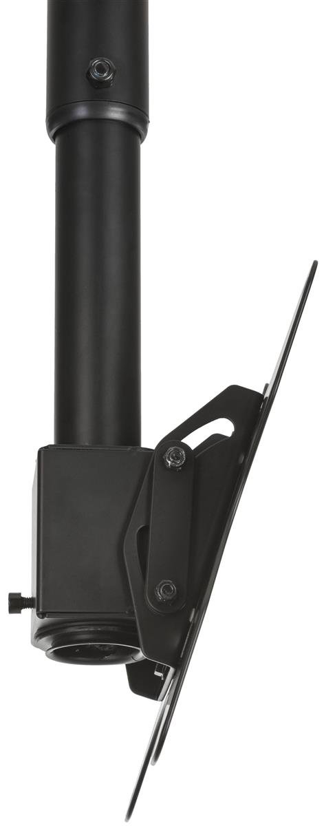 Displays2go SLC2342LBK TV Ceiling Mount Bracket for 23-42 Inch Screens, Swivel & Tilting, Adjustable, Black Steel