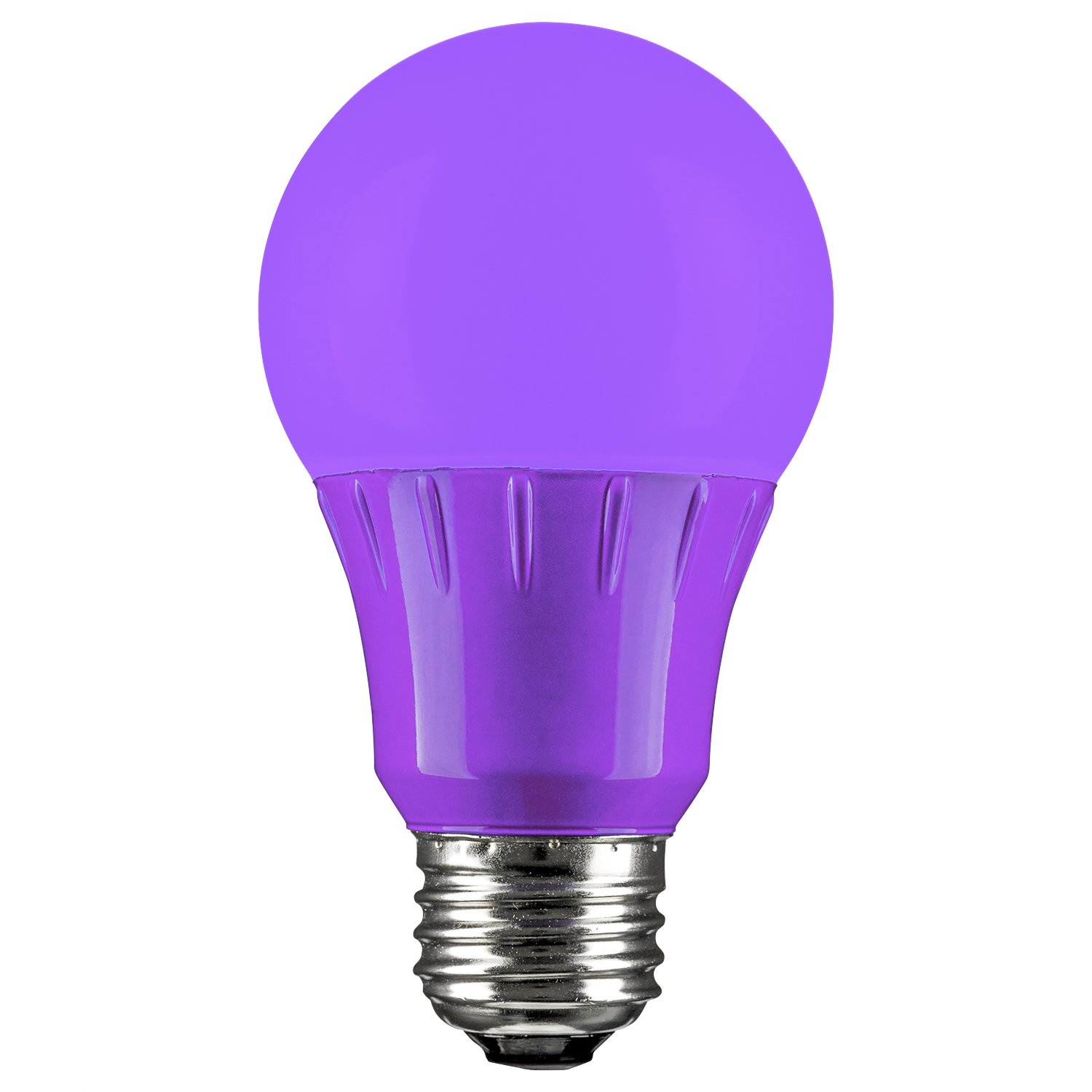 Sunlite 80132-SU LED A19 Standard a Type Light Bulb, 1 Pack, Purple
