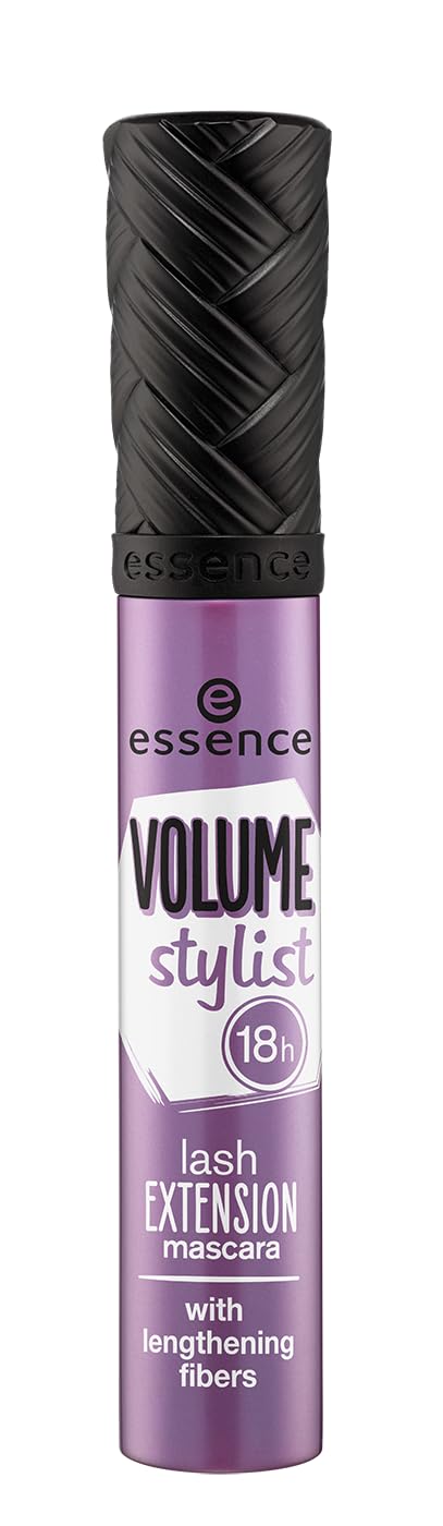 essence | Volume Stylist 18Hr Lash Extension with Fiber Mascara | Cruelty Free - Black