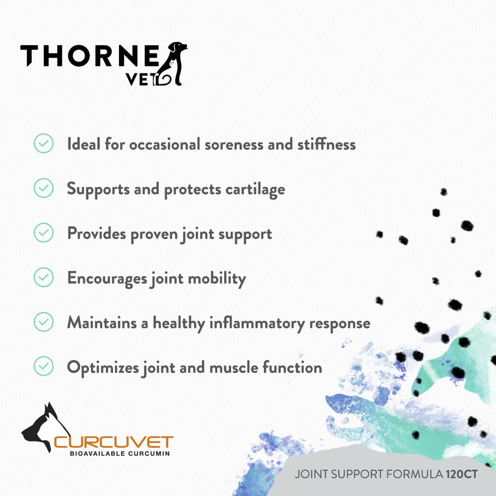 ThorneVET Joint Support Formula β Dog & Cat Joint Health Support, 120 Soft Chews