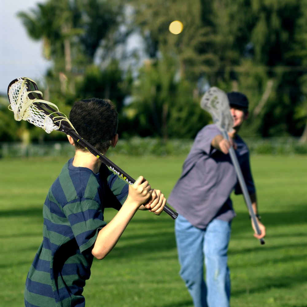 Domination 33" Indoor/Outdoor Lacrosse Mini Stick by Crown Sporting Goods, Black