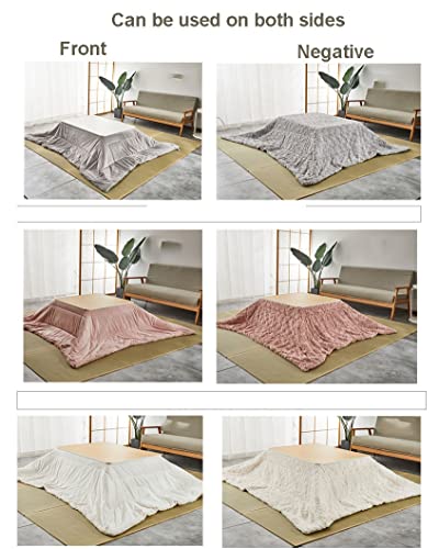 GUABI-CHENCHEN Kotatsu Table Set, Coffee Tables Heating Table, Japanese Tatami Stove, Include Square Futon Table with Heater and Blanket Tatami Heated with Heater, Comforter, Soft Rug CHENCHEN