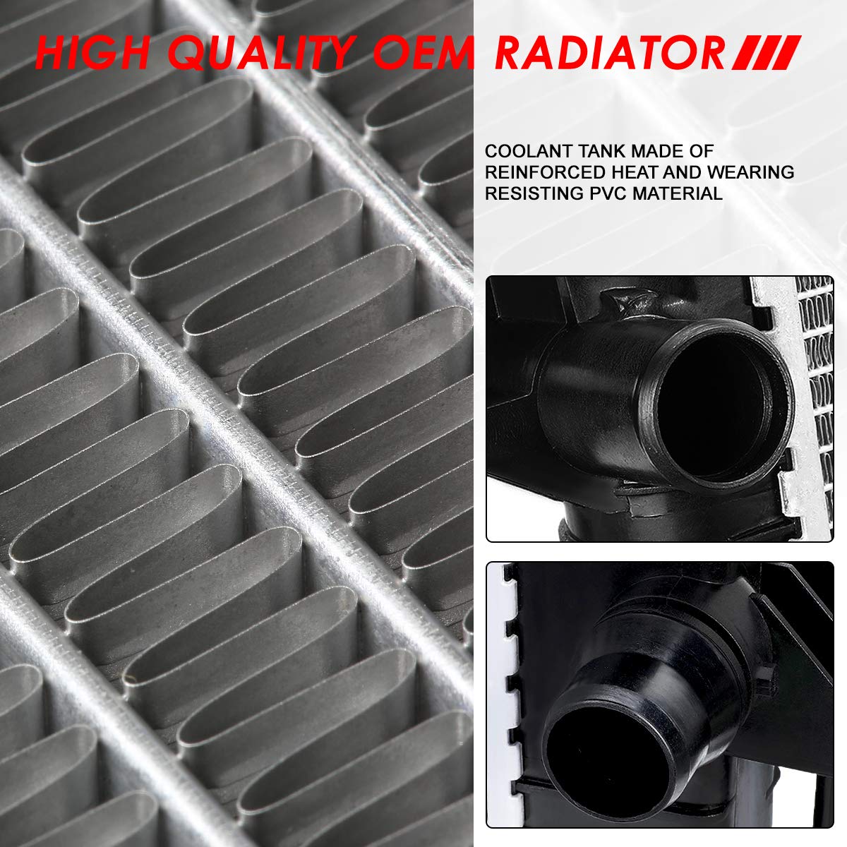 DPI 13099 Factory Style 1-Row Cooling Radiator Compatible with Ford F-150 Expedition Lincoln Navigator 4.6L 5.4L 6.2L AT 2009-2014, Aluminum Core