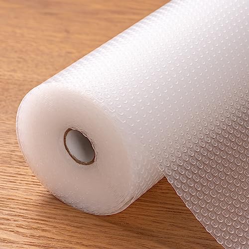 Shelf Liner Non Slip Kitchen Liners for Cabinets and Drawers,Non-Adhesive Drawer Liners Non Slip Waterproof Liner,Thick Strong Grip Kitchen Cabinet Liners for Shelves (12 inches x 10 Feet)