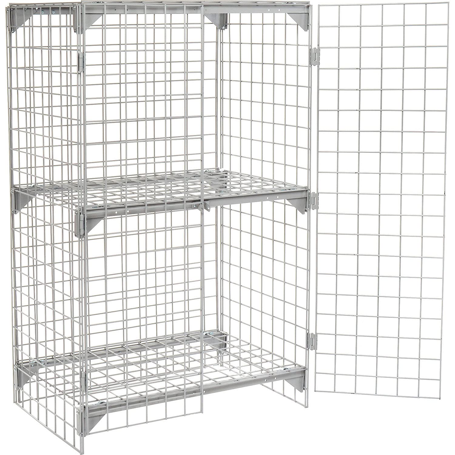 Global Industrial Wire Mesh Security Cage, 36 x 24 x 60