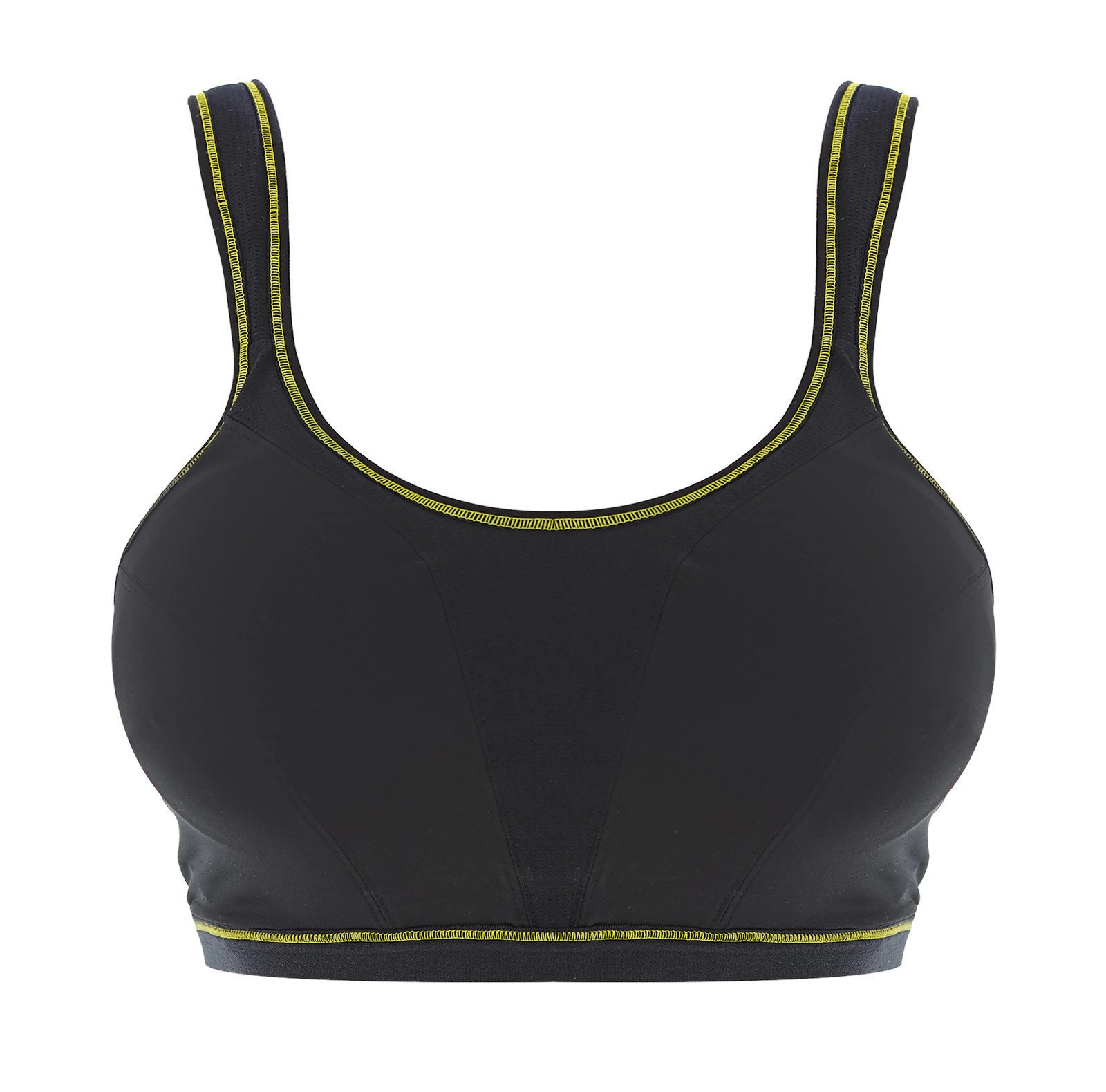 Freya Women's Force Full Coverage Crop-Top Soft-Cup Wireless Sports Bra, atomic navy, 28H