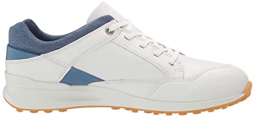 ECCO Women's Street Retro Hydromax Golf Shoe, White, 11-11.5