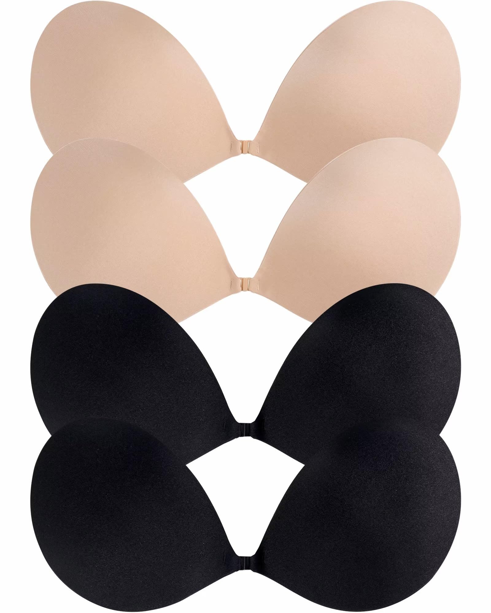 digitharbor Sticky Adhesive Bra Strapless Invisible Push up Silicone Bra for Backless Dress-1