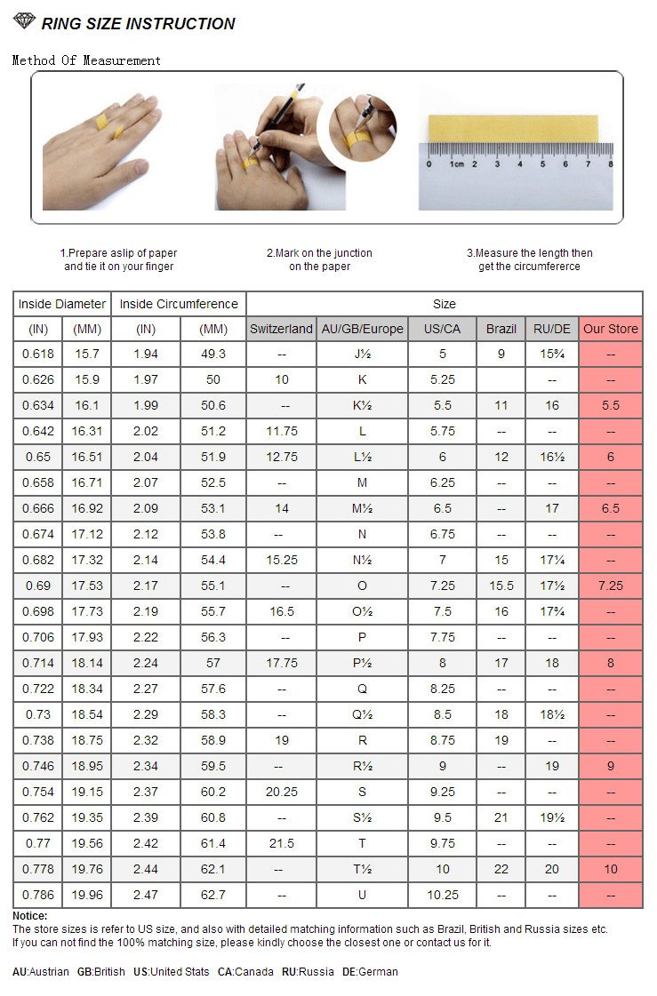 European Style Amethyst Two Pieces Cubic Zirconia Wedding Engagement Band Couple Rings (Blue, 5)