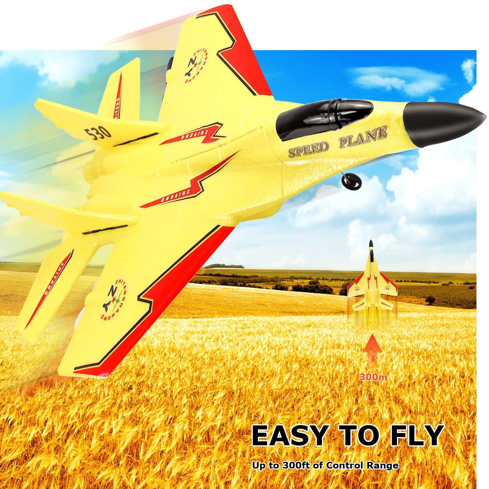 HAPTIME RC UH-60 Black Hawk Helicopter, High Precision Simulation 1:47 Scale of The 6G/3D Stunt 2.4 GHZ Remote Control Plane, Dual-brushless Direct Drive Aircraft Automatic Stabilization System