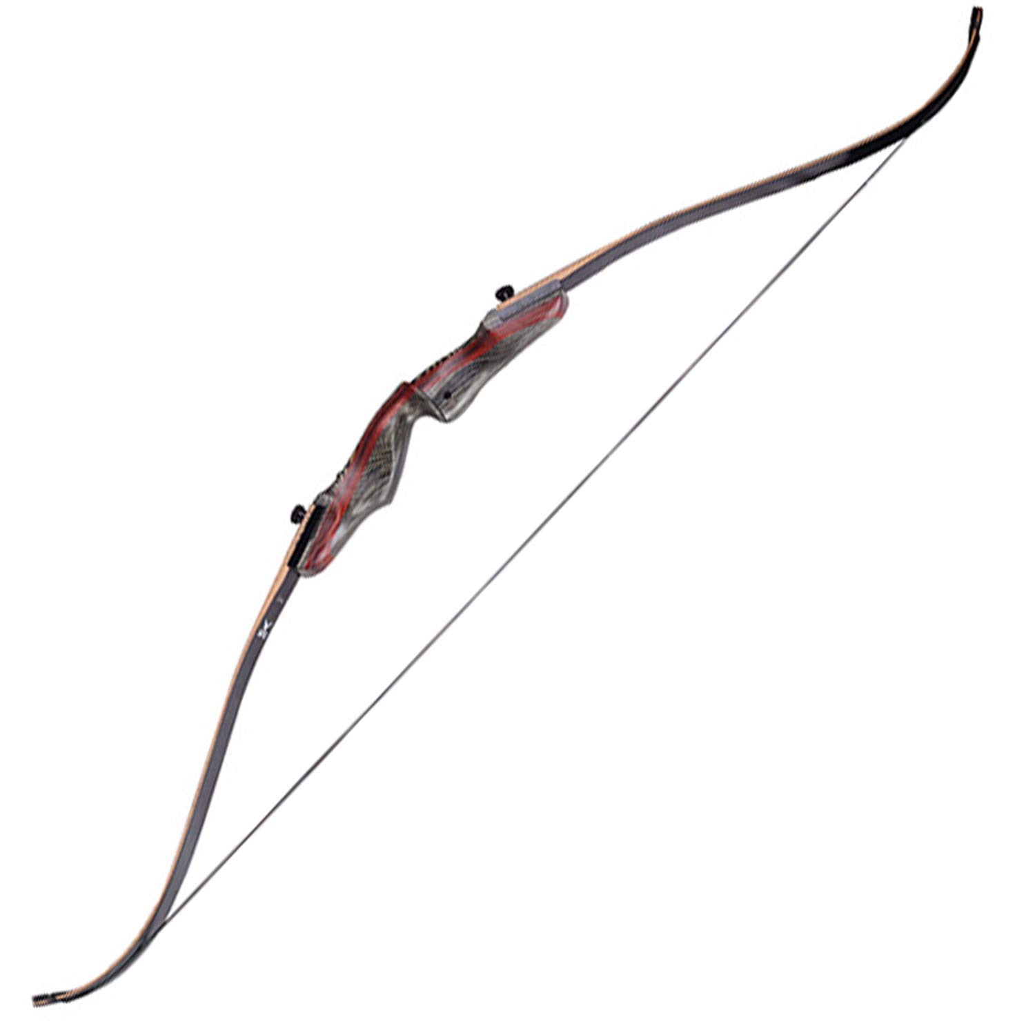GOFEI Recurve Bow, 30-50LB Portable High Accuracy Split Maple Archer Training Bow for Adult Archer Training Beginners Outdoor,45lb