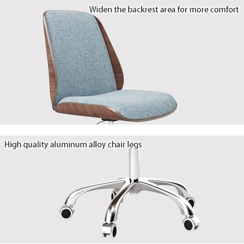 Ergonomic Office Chair, Office Chairs Piano Paint Modern Leather Executive Office Chair Comfortable Office Computer Swivel Chair (Color : B)