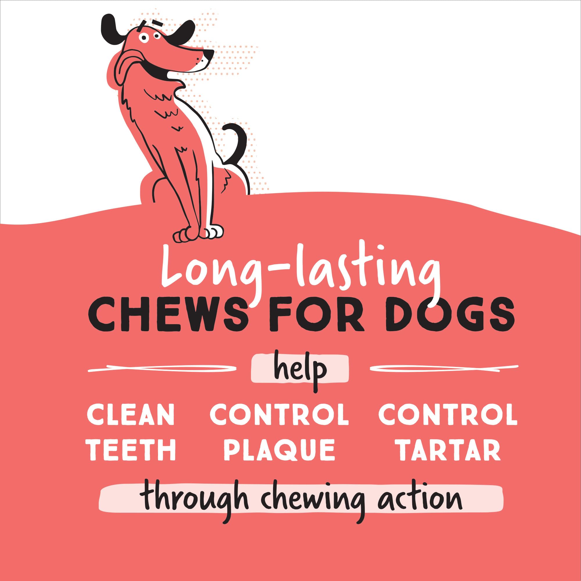 Ultra Chewy Liver, Double Treat Bones: Long-Lasting Dog Treats Made in USA for Large and Small Breeds, Highly Digestible, Ideal for Aggressive Chewers (24 Individually Packed Bones)