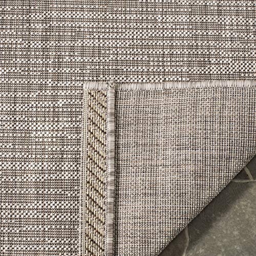 SAFAVIEH Courtyard Collection 8' x 11' Brown CY8576 Indoor/ Outdoor Waterproof Easy-Cleaning Patio Backyard Mudroom Area-Rug