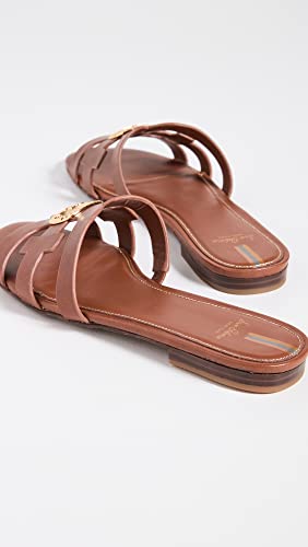 Sam Edelman Women's Bay Flat Sandal, Dk Bourbon Radiant, 8.5