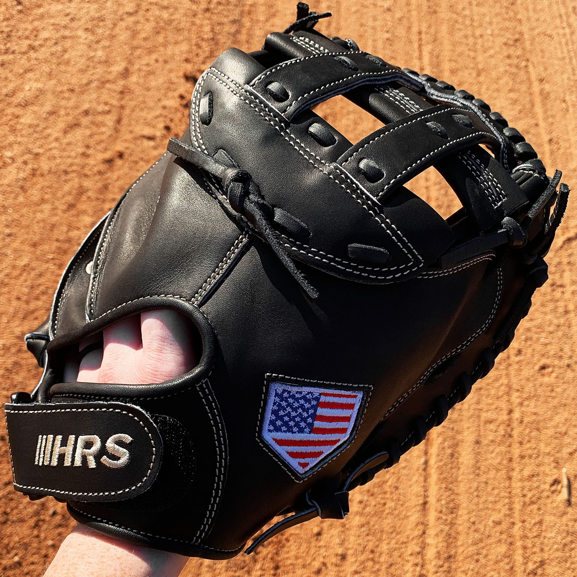 Hit Run Steal Softball Glove - Right Hand Throw Pitcher Full Grain Leather Basket Web Glove - Gray White with Light Blue Laces - Perfect for Softball Players (12 Inch)