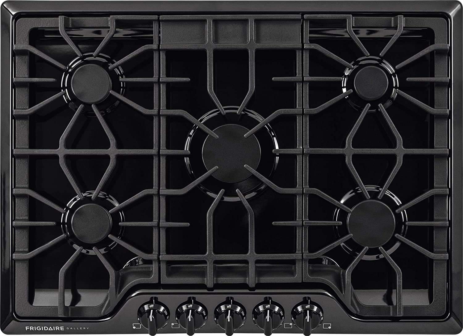 FRIGIDAIRE FGGC3047QB Gallery 30-Inch Gas Cooktop, Black