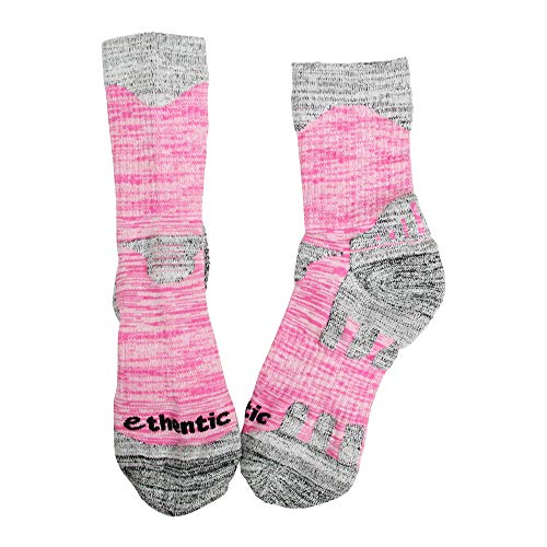 ethentic 3 Pairs Women's Multi Performance Cushion Cotton Athletic Outdoor Sports Hiking Socks (Large)