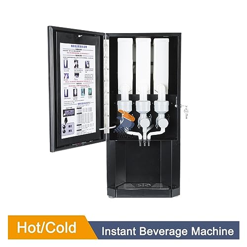 ECORTE Coffee Vending Machine Commercial Coffee Maker Instant Coffee Machine Full-automatic Cold Hot Beverage Dispenser (Color : Common Style 110V)