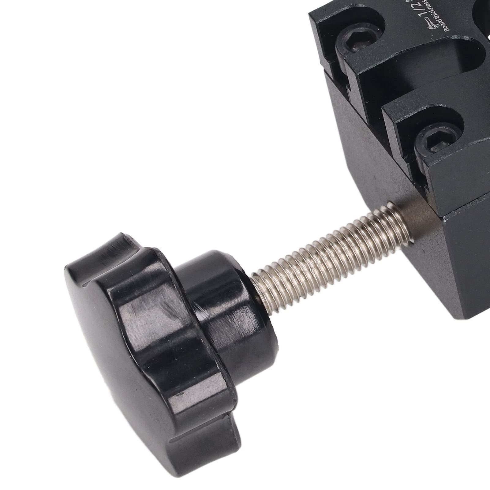 Dowel Drill Guide Kit, Doweling Jig Hole Puncher 3 in 1 Stable Resistant Accurate Aluminum Alloy with 8mm 10mm 15mm Drill Bit for Woodworking