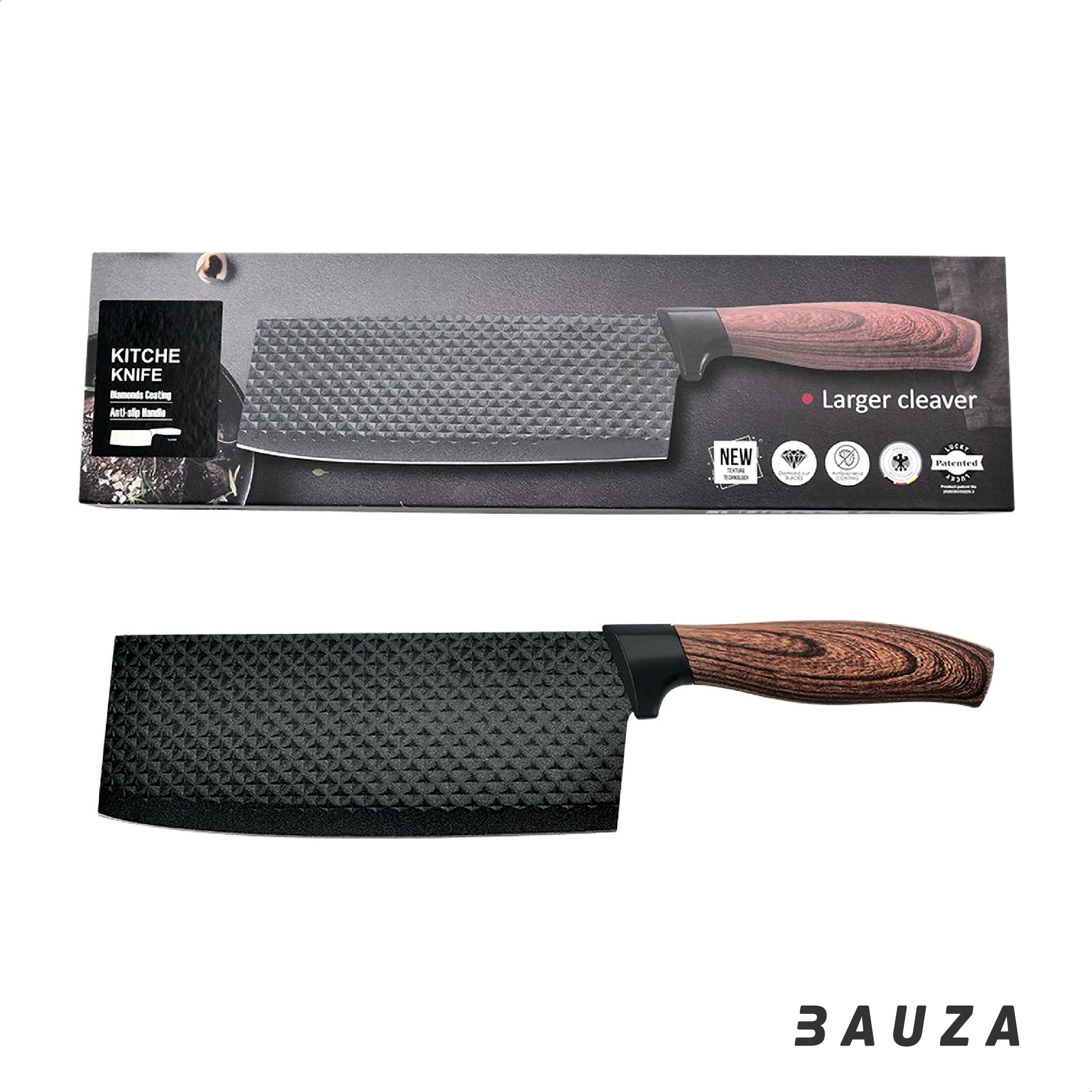 Kitchen Knife Chef Knife Block Stainless Steel Cutting Black Ceramic Professional Kitchen, Kitchen Knife Set, High Carbon Stainless Steel Chef Knife Set with Handle,