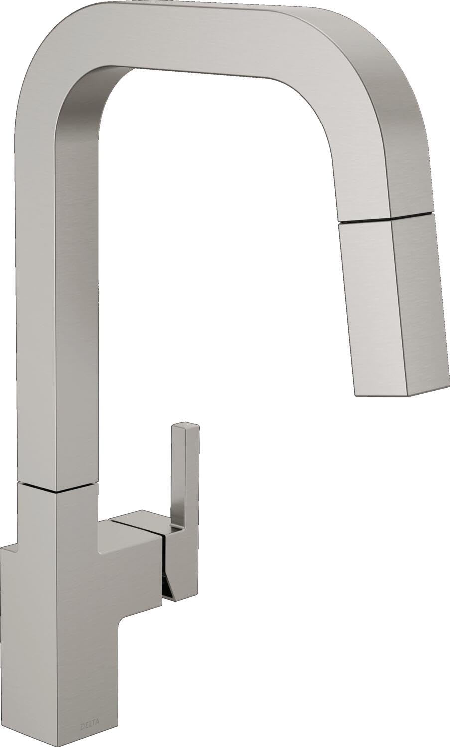 Delta Faucet Brushed Nickel Kitchen Faucet with Pull Down Sprayer, ADA Compliant, Dual Function Wand, Magnetic Docking Spray Head, Spotshield Stainless Steel, 19825LF-SP