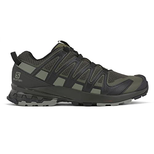 Salomon XA PRO 3D v8 Trail Running Shoes for Men, Grape Leaf/Peat/Shadow, 10.5