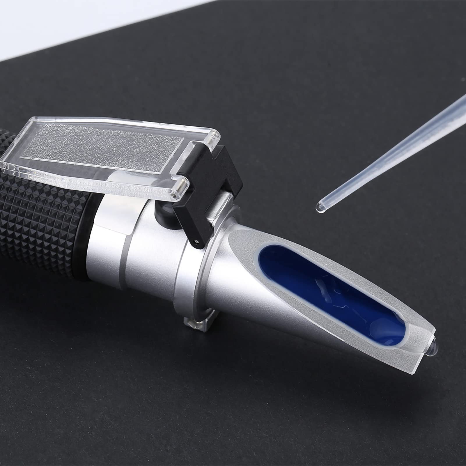 Hyuduo Portable Honey Refractometer, Beekeeper Refractometer Portable High Measuring Range Honey Tester Sugar Water, Honey Processing, Pumps & Accessories