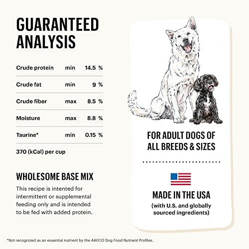 The Honest Kitchen Human Grade Dehydrated Grain Free Veggie, Nut & Seed Base Mix for Dogs 3 lb - Kindly