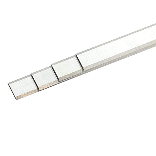 Planer Blades Knives for Delta 22-560 22-562 22-565 TP400LS Craftsman 21758 Wen 6550 Triton TPT125 Grizzly TP305 Porter Cable PC305TP 12.5 Inches HSS Replacement 4pcs