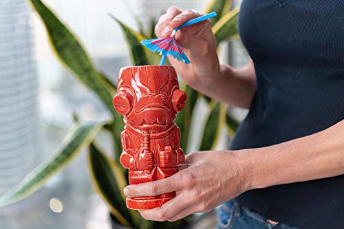 Geeki Tikis Star Wars Admiral Ackbar Mug | Official Star Wars Collectible Tiki Style Ceramic Cup | Holds 19 Ounces