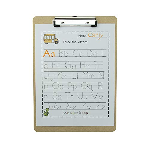 Saunders US-Works 05512 Recycled Hardboard Clipboard -Â Brown, Letter Size Writing Board with Low Profile Clip