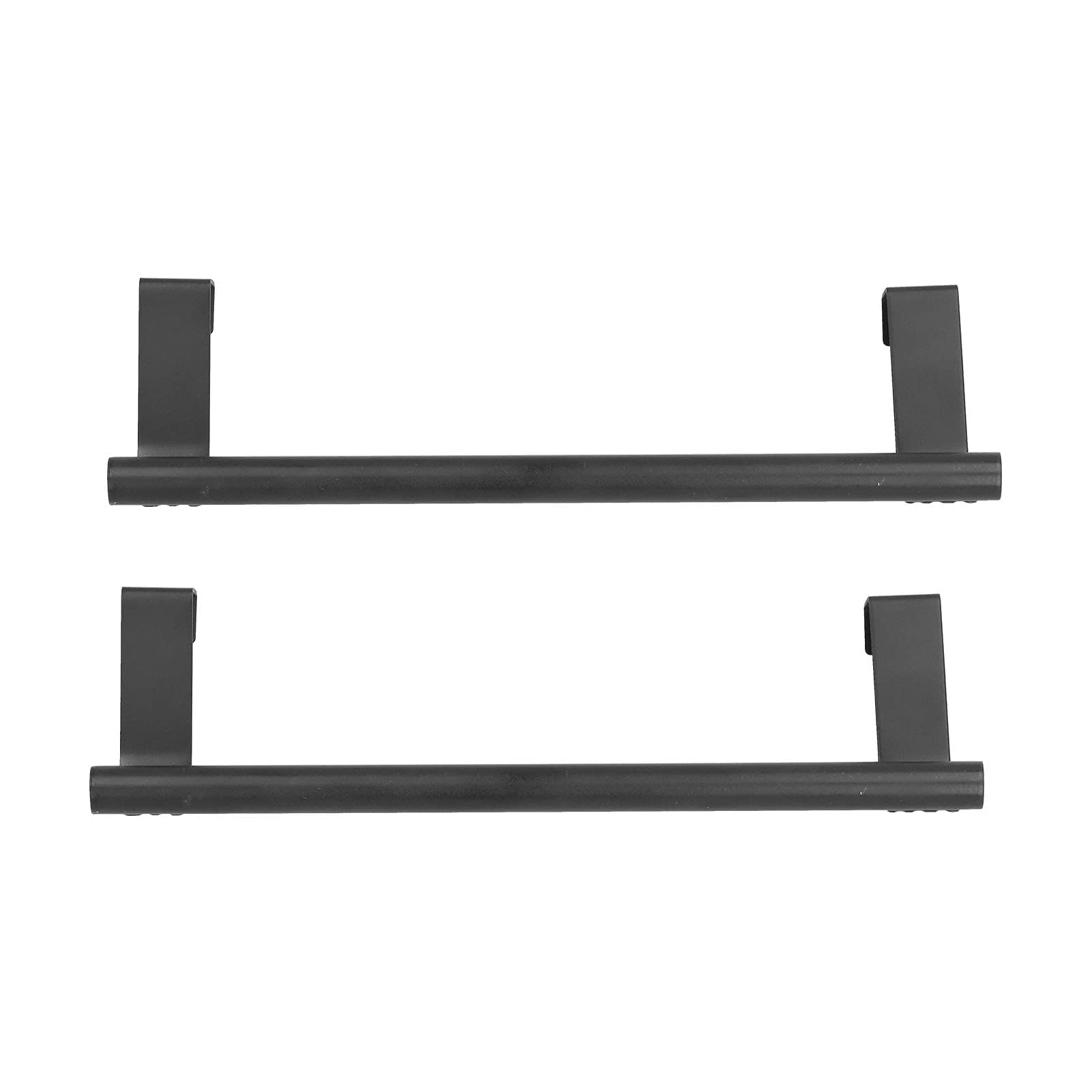 Over Cabinet Cupboard Door Towel Bar, 2 Pack Stainless Steel Kitchen Towel Holder Over Door Towel Rack Bar Holder Towel Racks for Bathroom Door (23cm)