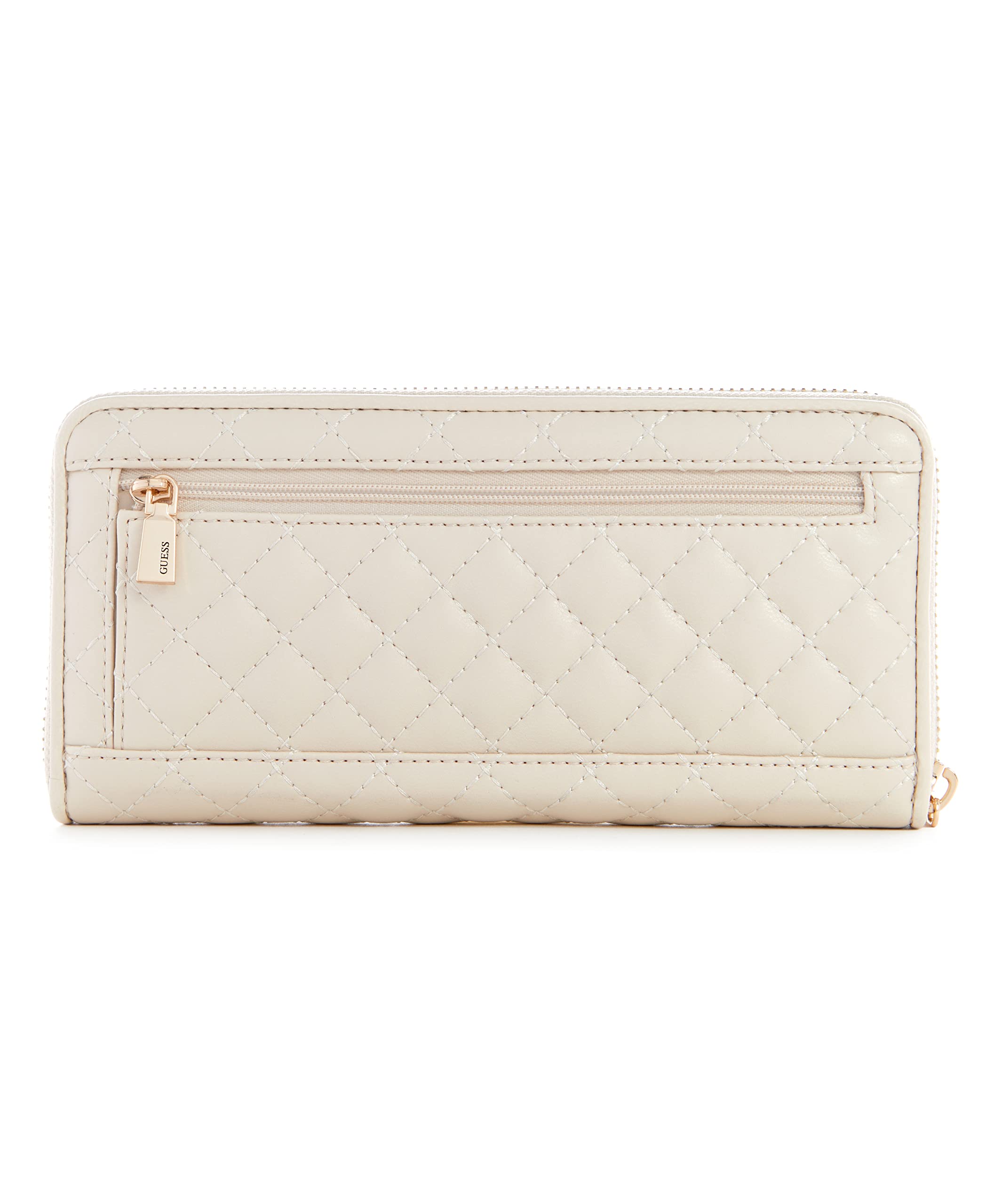 GUESS Adam Large Zip Around Wallet, Stone