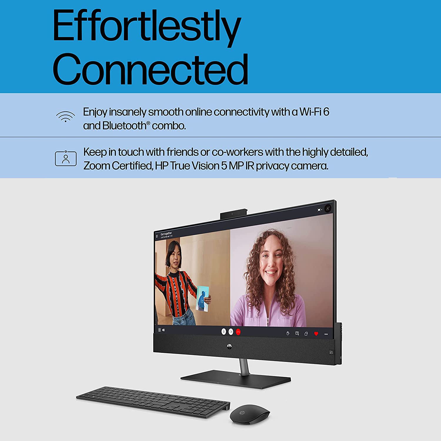 HP Pavilion 32-b0050 All-in-One 32" Desktop, i7-12700T, 16GB/1TB SSD Bundle with Elite Suite 18 Software + 1 Year Protection Warranty