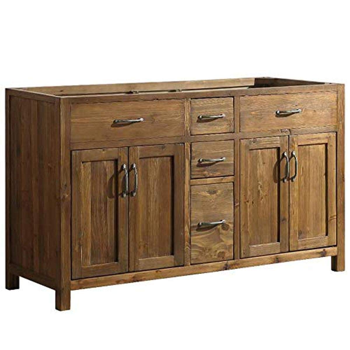 Design Element DEC4002-C-CB Bathroom Vanity, 60 in, Walnut