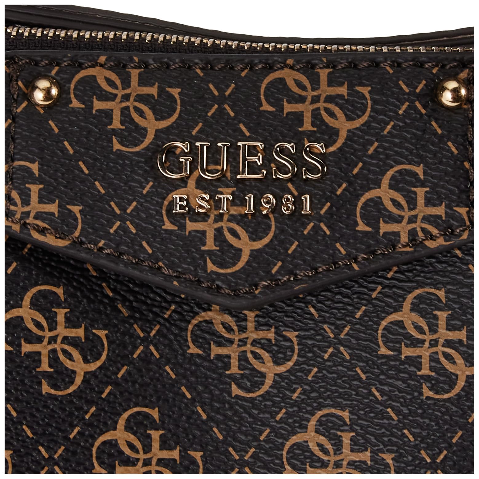 GUESS Eco Brenton Girlfriend Satchel, Almond