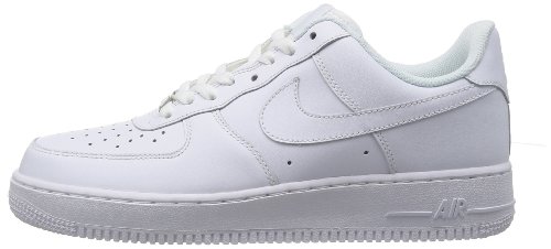 Nike Men’s Air Force 1 Low Sneaker (12, White)
