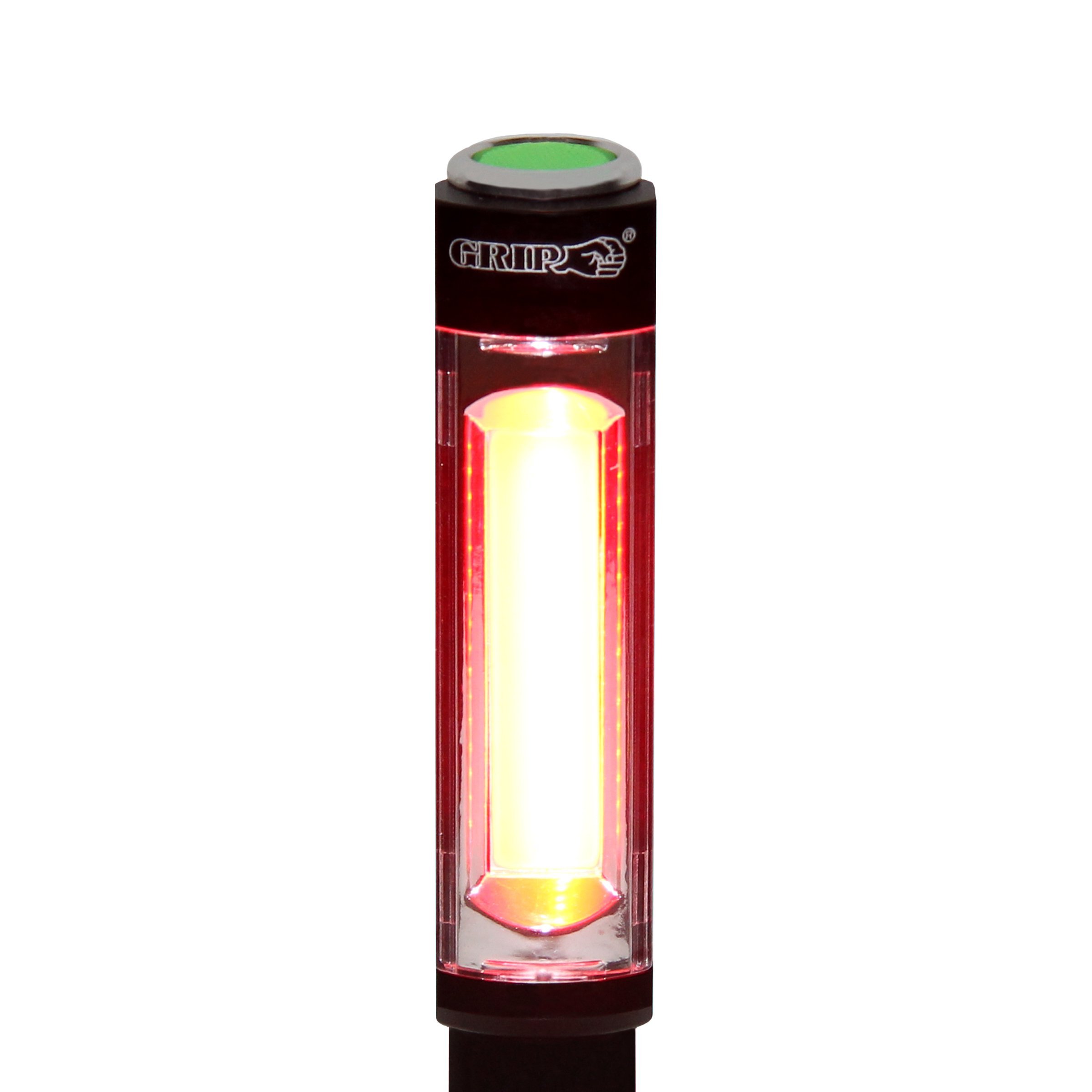 Grip Wide Beam COB Pen Light - 3 Modes: 400 Lumens, 160 Lumens, Blinking Red - Magnetic Bottom - Home, Garage, Workshop