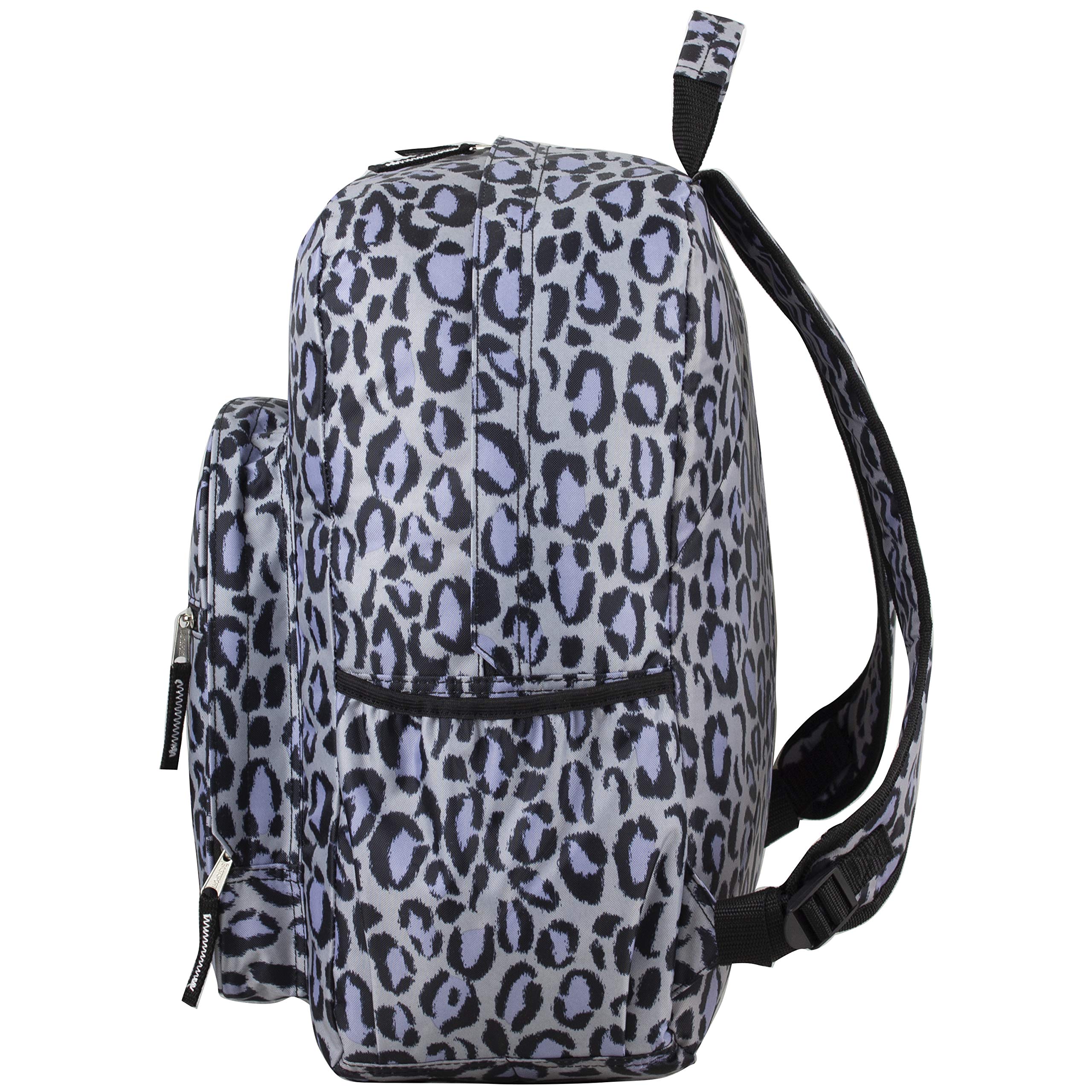 Eastsport Fashion Lifestyle Backpack with Oversized Main Compartment for College or Travel/Hiking, Black/Red Static Camo Print