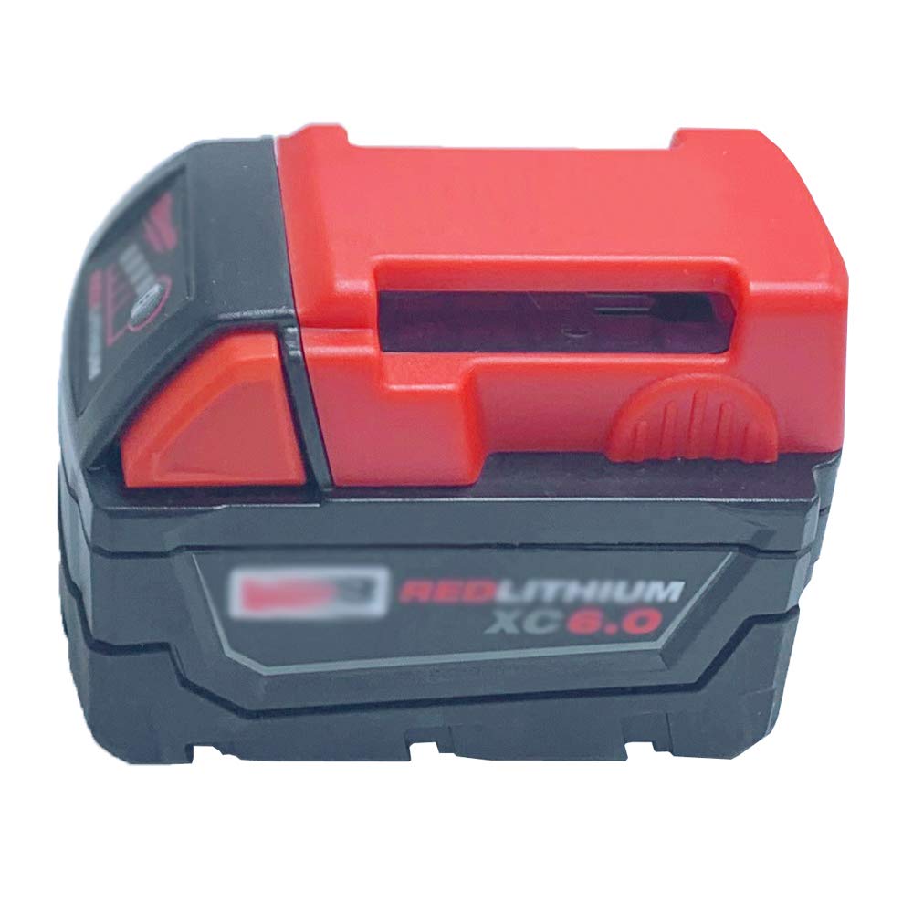 weqcter 5Packs Battery Holder for Milwaukee Battery Mount Dock Holder Fit for M18 48-11-1850 18V